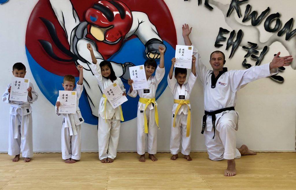 Erfolgreiche Gürtelprüfung – TKD Bergstrasse