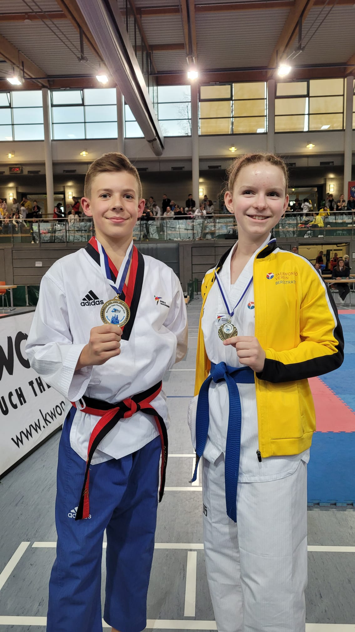 Dreimal Gold bei den Bavarian Open – TKD Bergstrasse
